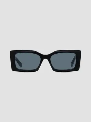 Stella McCartney 2001 54mm Rectangular Sunglasses Black