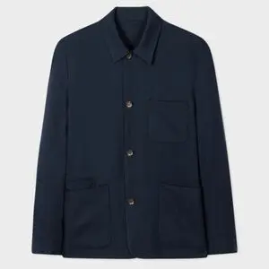 Paul Smith Two-Ply Hopsack Work Jacket Navy