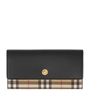Burberry Vintage Check Continental Wallet