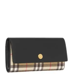 Burberry Vintage Check Continental Wallet