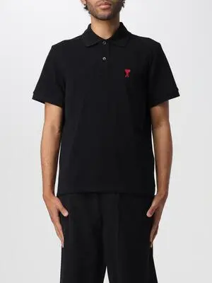 AMI Paris Polo Shirt - Black