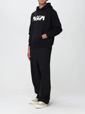MSGM Cotton Sweatshirt - Black