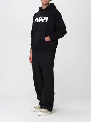 MSGM Cotton Sweatshirt - Black