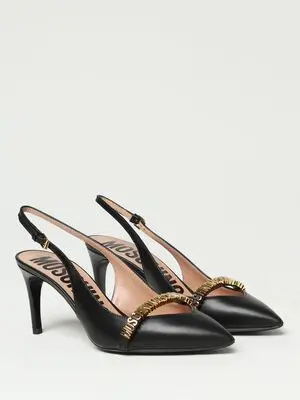 Moschino Leather Slingback Pumps