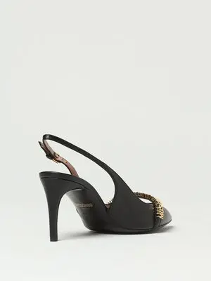 Moschino Leather Slingback Pumps
