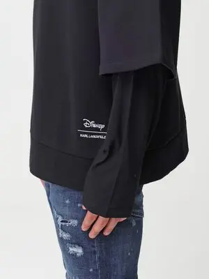 Karl Lagerfeld Hooded Sweatshirt With Drawstring Detail