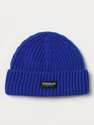 DONDUP Ribbed Beanie Blue 1