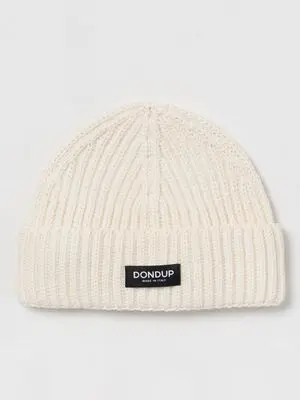 DONDUP Ribbed Beanie White