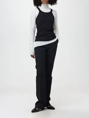 Sportmax Stretch Wool Blend Pants - Black