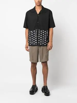 Helmut Lang Pintucked Bermuda Shorts