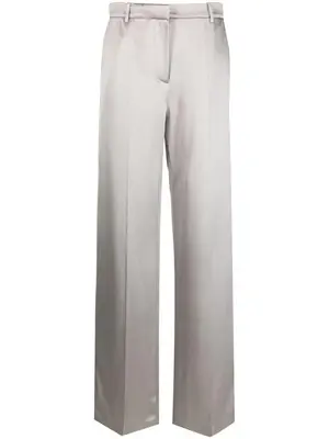 Magda Butrym Silk Trousers - Grey