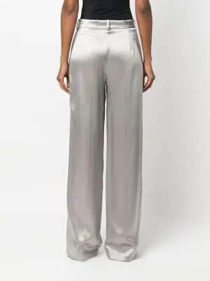 Magda Butrym Silk Trousers - Grey