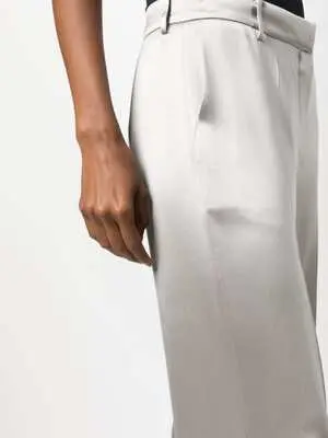 Magda Butrym Silk Trousers - Grey