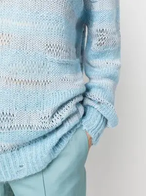 Acne Studios Distressed Striped Sweater