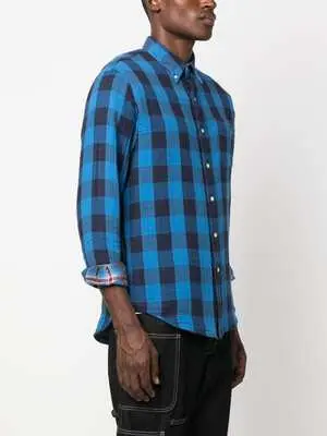Polo Ralph Lauren Polo Pony Plaid-check Shirt - Blue