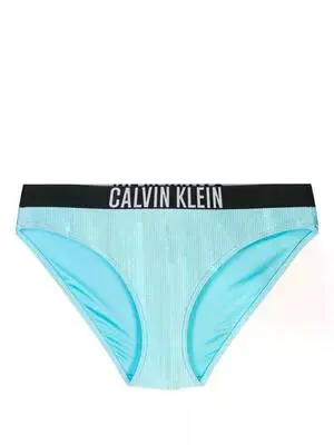 Calvin Klein Waistband Bikini Bottom - Cu8 Blue Tide
