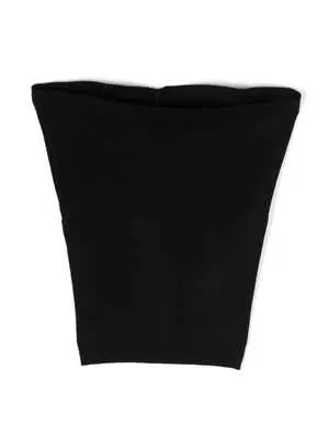 Rick Owens Virgin Wool Cowl Scarf - Black