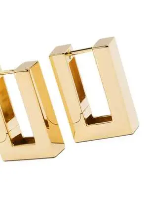 Tom Wood Square Hoop Earrings - Gold