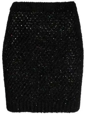 Balmain Sequin-embellished Miniskirt