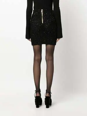 Balmain Sequin-embellished Miniskirt