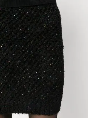 Balmain Sequin-embellished Miniskirt