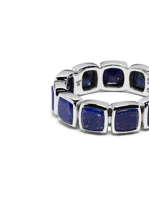 Tom Wood Sterling Cushion Lapis Ring