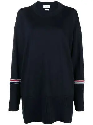 Thom Browne Crew Neck Fine-knit Jumper
