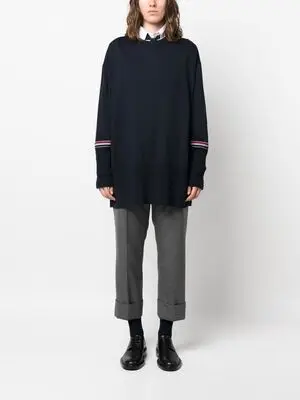 Thom Browne Crew Neck Fine-knit Jumper