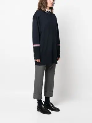 Thom Browne Crew Neck Fine-knit Jumper