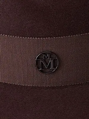 MAISON MICHEL Virginie Wool Hat - Brown