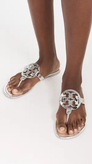 Tory Burch Miller Sandal - Argento