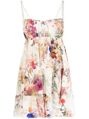 Camilla Friends With Frescos Silk Minidress