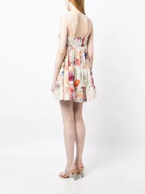 Camilla Friends With Frescos Silk Minidress