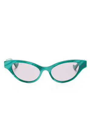 Gucci Interlocking G Sunglasses - Green