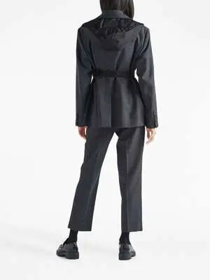Prada Zip-pocket Wool Trousers