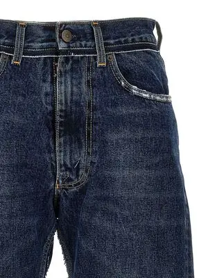 MAISON MARGIELA X Pendleton Yoke-detail Jeans