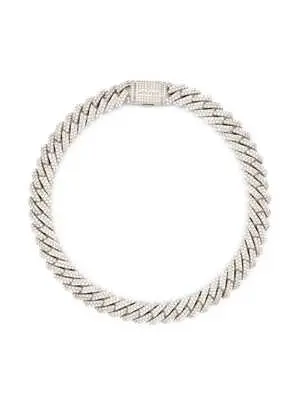 DARKAI Cuban Embellished Choker Necklace