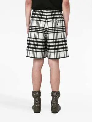 JW Anderson Tartan-check Wide-leg Shorts
