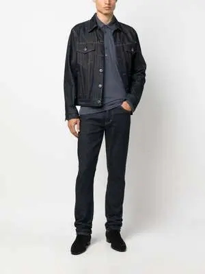 TOM FORD Button-placket Jersey Polo Shirt