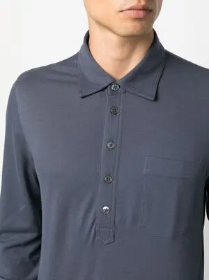 TOM FORD Button-placket Jersey Polo Shirt