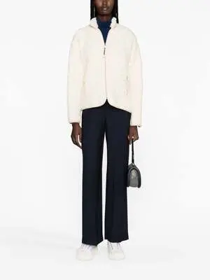 JIL SANDER Zip-up Fleece Jacket - Neutrals