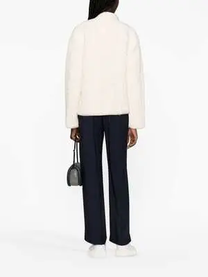 JIL SANDER Zip-up Fleece Jacket - Neutrals