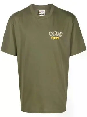 Deus Ex Machina Tangerine Box Crew-neck T-shirt - Green