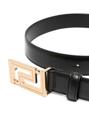 Versace Greca Goddess Leather Belt