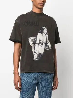 Roberto Cavalli Graphic-print T-shirt