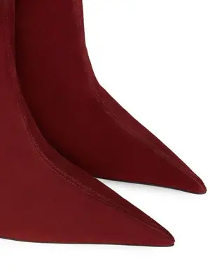 Alexandre Vauthier 105mm Pointed-toe Boots - Red