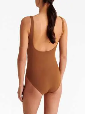 ERES Asia Scoop-back Swimsuit - Brown