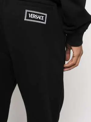 Versace Logo-embroidered Track Pants