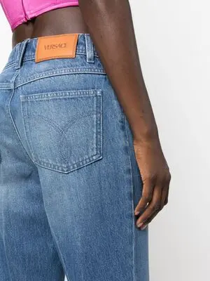 Versace Medusa '95 Straight-leg Jeans - Blue