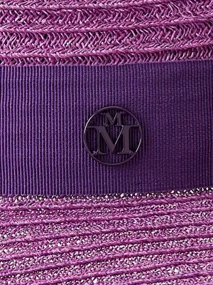 MAISON MICHEL Henrietta Fedora Hat - Purple